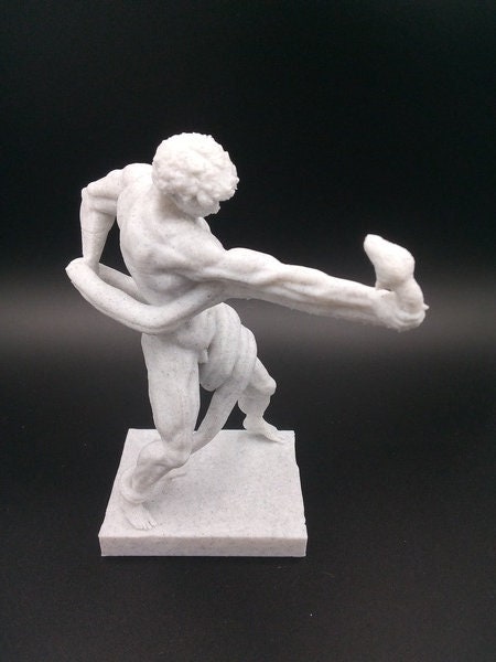 Athlete Wrestling a Python 3D Print Sculpture Statue Figure - Etsy UK
