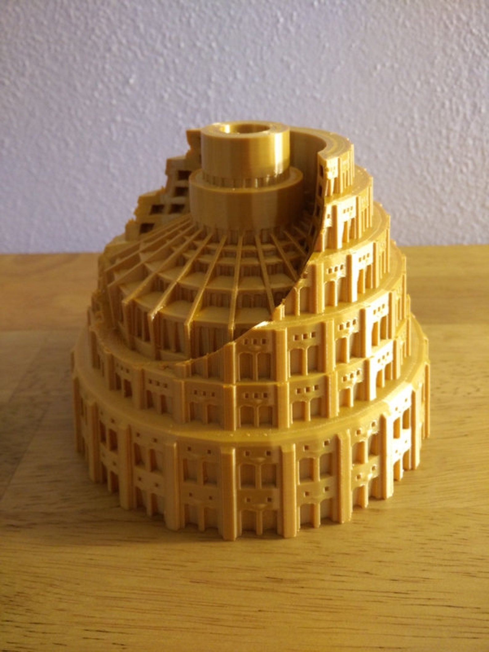 Tower of Babel Under Construction 3D Printed Architectural Model 4 ...
