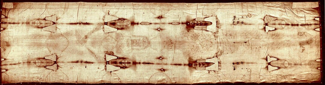 Full Shroud of Turin Jesus Christ Burial Cloth Photo Poster Art Print ...
