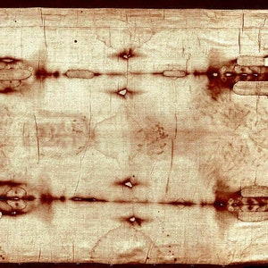 Full Shroud of Turin Jesus Christ Burial Cloth Photo Poster Art Print ...