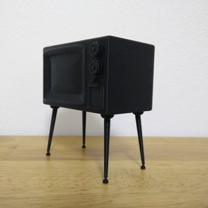 Vintage Retro Old School Atompunk T.V. TV Television Set Model Figure ...