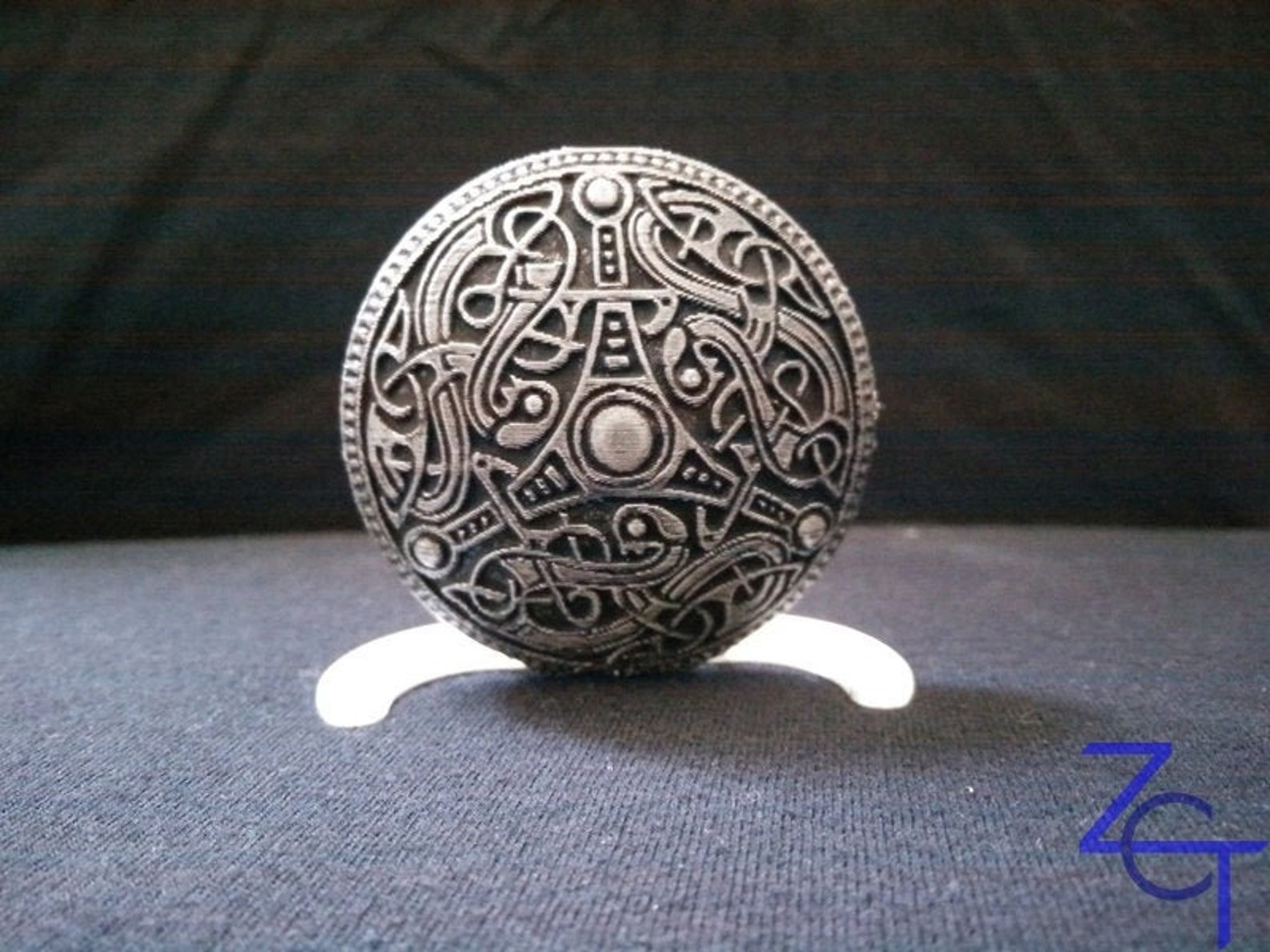 Viking Shield Ringerike Disk Sweden Sculpture Statue Decor | Etsy