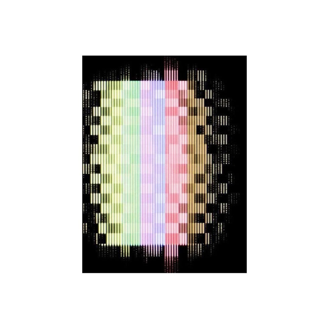 TV T.V. Television CRT Test Pattern 1950s Retro Abstract Art Poster ...