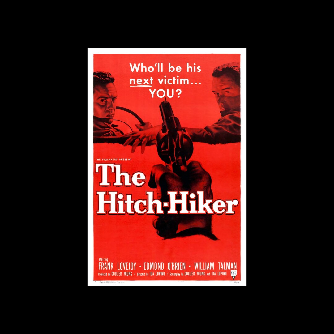 The Hitch-hiker Hitchhiker Frank Lovejoy 1953 Movie Poster Film - Etsy