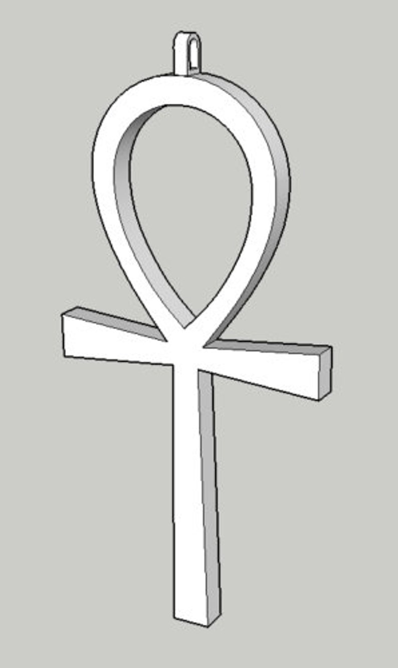 Ankh Key of Life Ancient Egyptian Hieroglyphic 3D Printed - Etsy