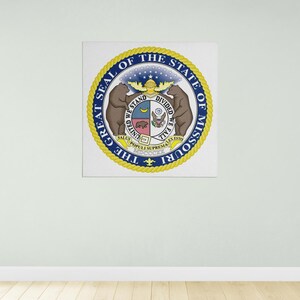 Seal of the State of Missouri United States Seals Poster Art Print - Etsy