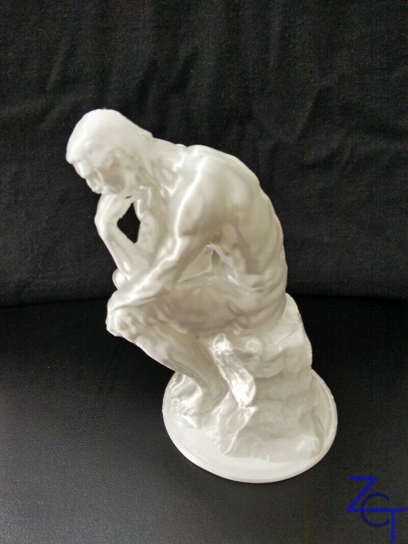 The Thinker Rodin 3D Printed Figurine Sculpture Replica - Etsy