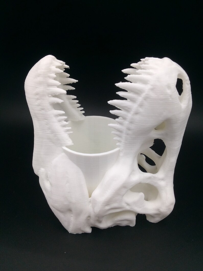 T Rex T-rex Dinosaur Pen Pencil Brush Cup Holder Stand 3D - Etsy