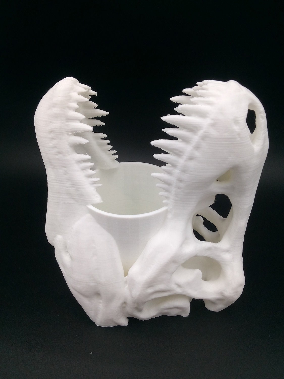 T Rex T-rex Dinosaur Pen Pencil Brush Cup Holder Stand 3D - Etsy