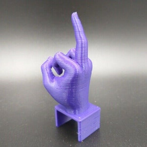 Middle Finger Monitor Clip-on Clip on Decoration Sculpture - Many Color ...
