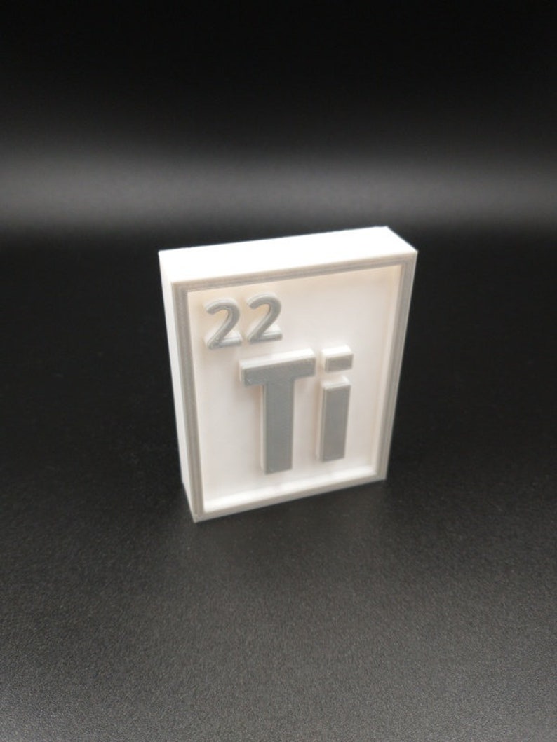 Periodic Table of the Elements Element Tile Sculpture Chemistry Art ...