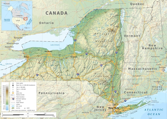 Mapa De Los Estados Del Noreste
