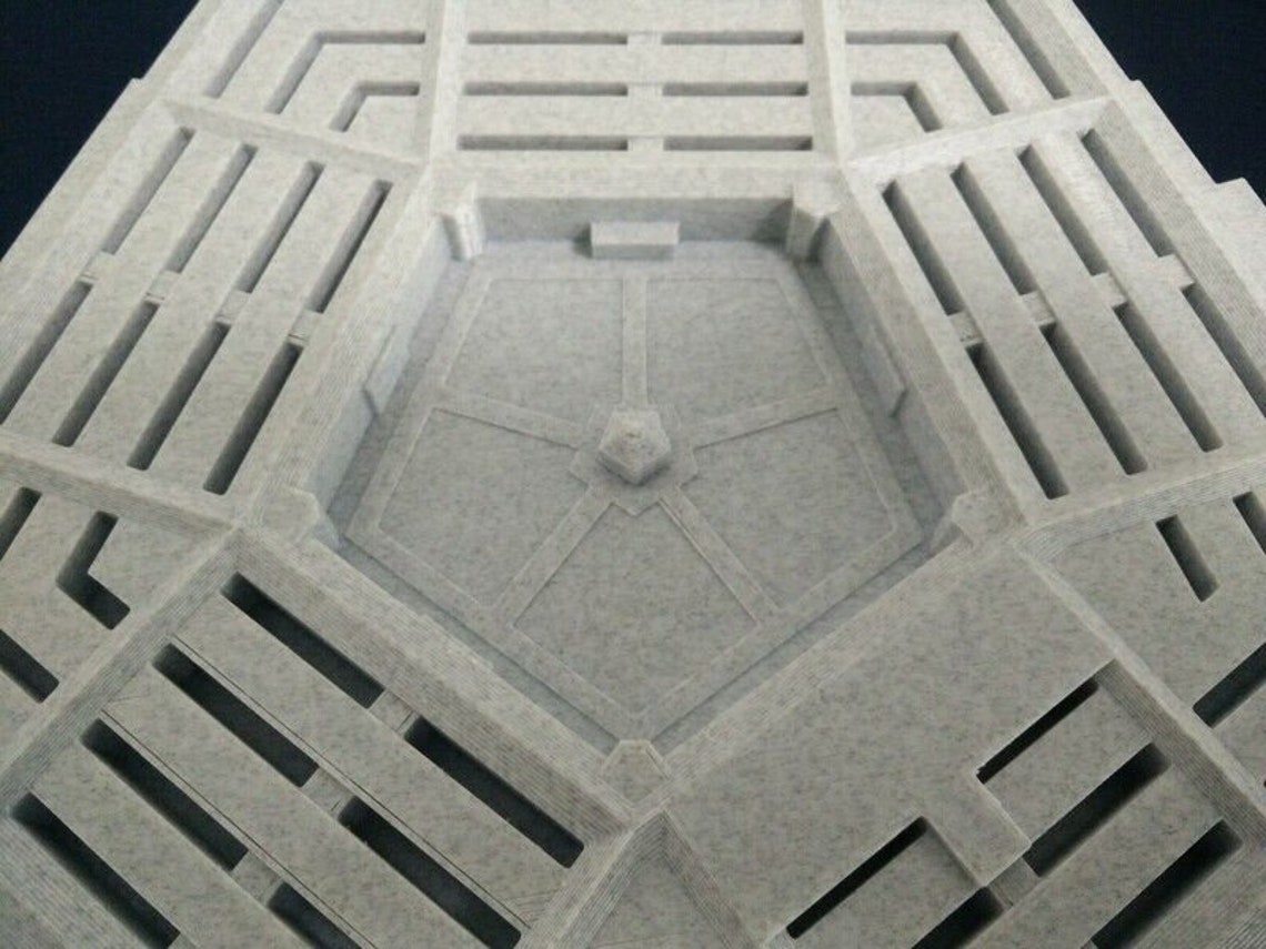 The Pentagon Washington D.C. 3D Printed Architectural Model - Etsy