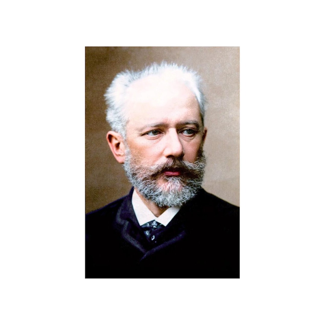 Peter Pyotr Ilyich Tchaikovsky Music Composer Portrait Photo Art Poster ...