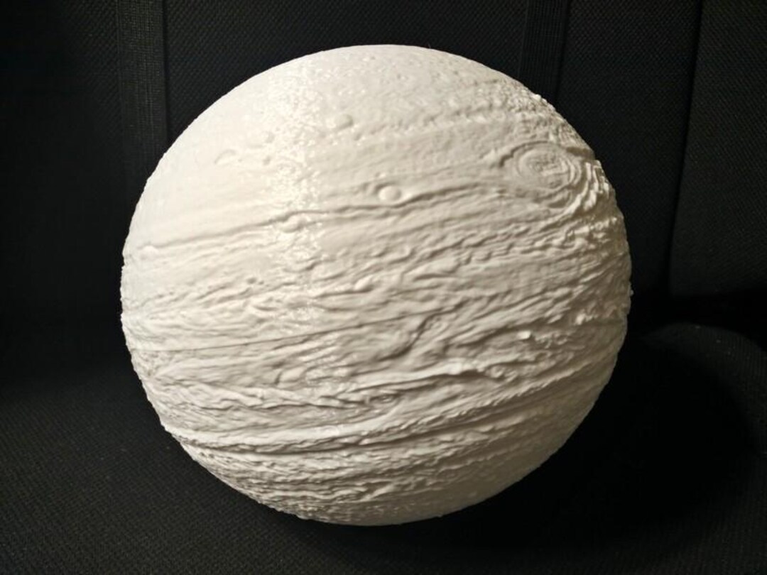 Planet Jupiter Globe 3D Printed Model Art Sculpture Solar System ...