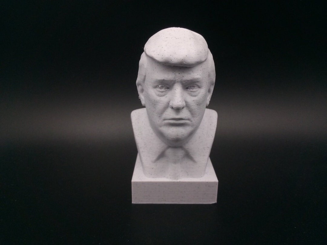 Donald Trump 3D Printed Traditional Bust Statue Figurine Sculpture - Etsy