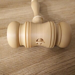 Gavel and Block Set 3D Printed Plastic Judge's Hammer Law Legal ...