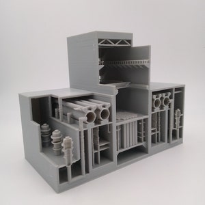 Chernobyl RBMK RMBK Nuclear Reactor Cut Away View Architectural Model ...