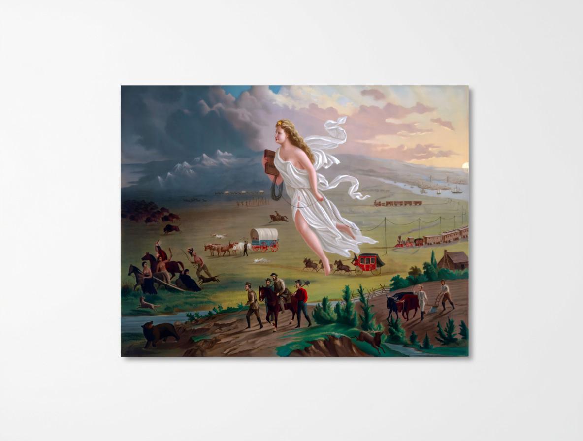 American Progress John Gast Manifest Destiny Westward Expansion ...