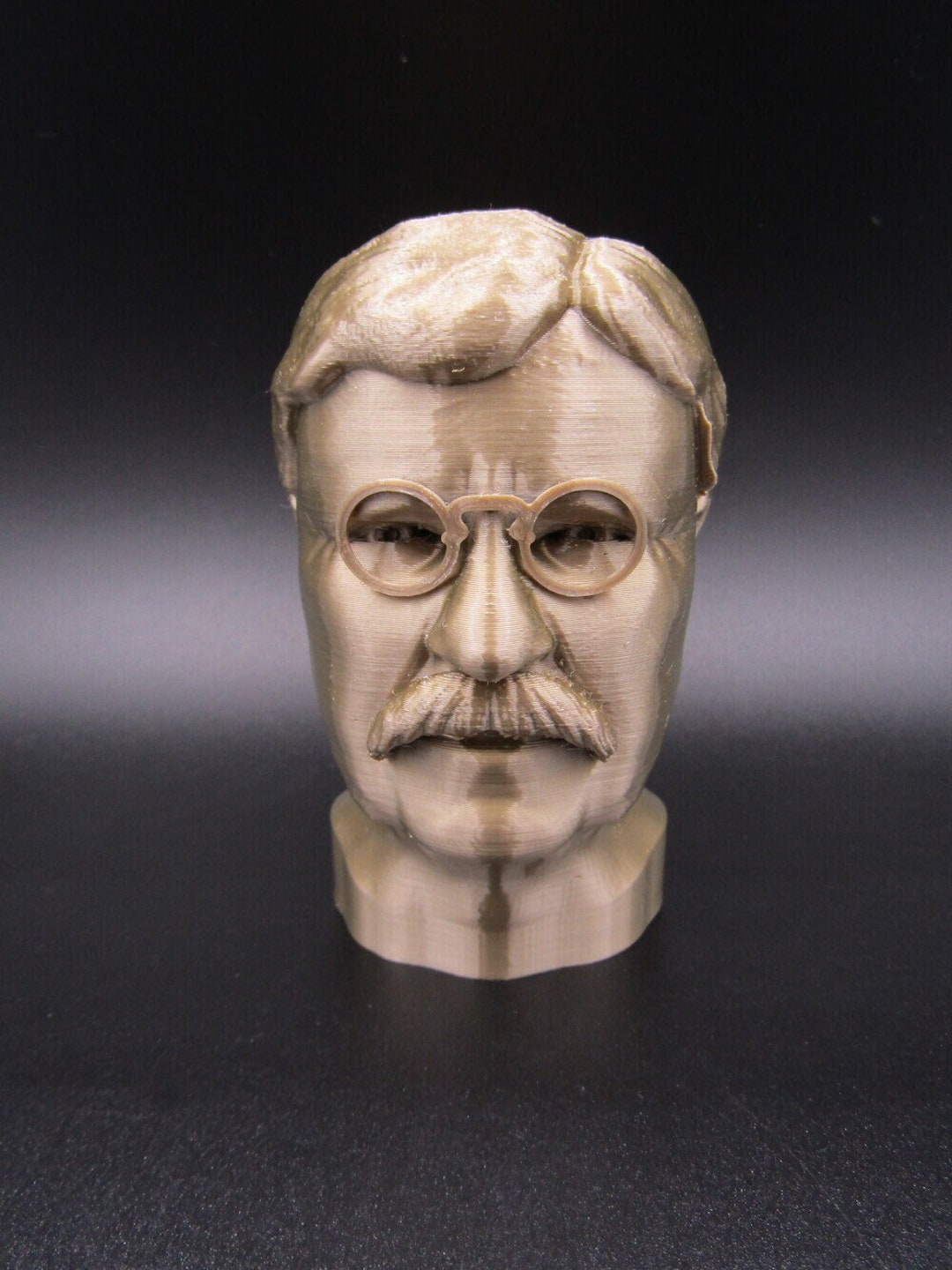 President Theodore Roosevelt 3D Printed Bust Statue Figurine Sculpture ...