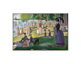 Georges Seurat - A Sunday Afternoon on the Island of La Grande Jatte ...