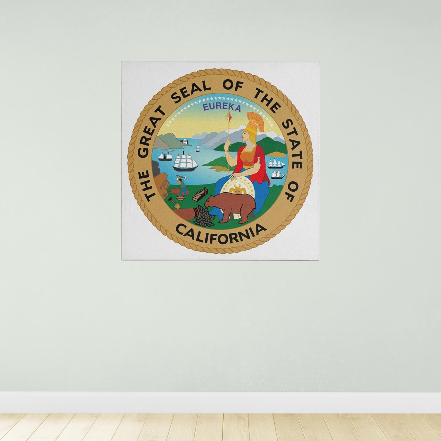 Seal of the State of California United States Seals Poster Art Print - Etsy