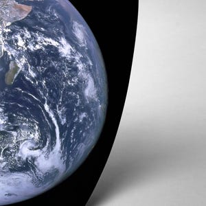 The Blue Marble 1972 Earth From Space Apollo 17 Mission Photo Poster ...