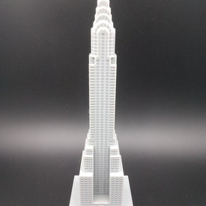 The Chrysler Building New York Manhattan Skyscraper 3D Printed Model - Etsy