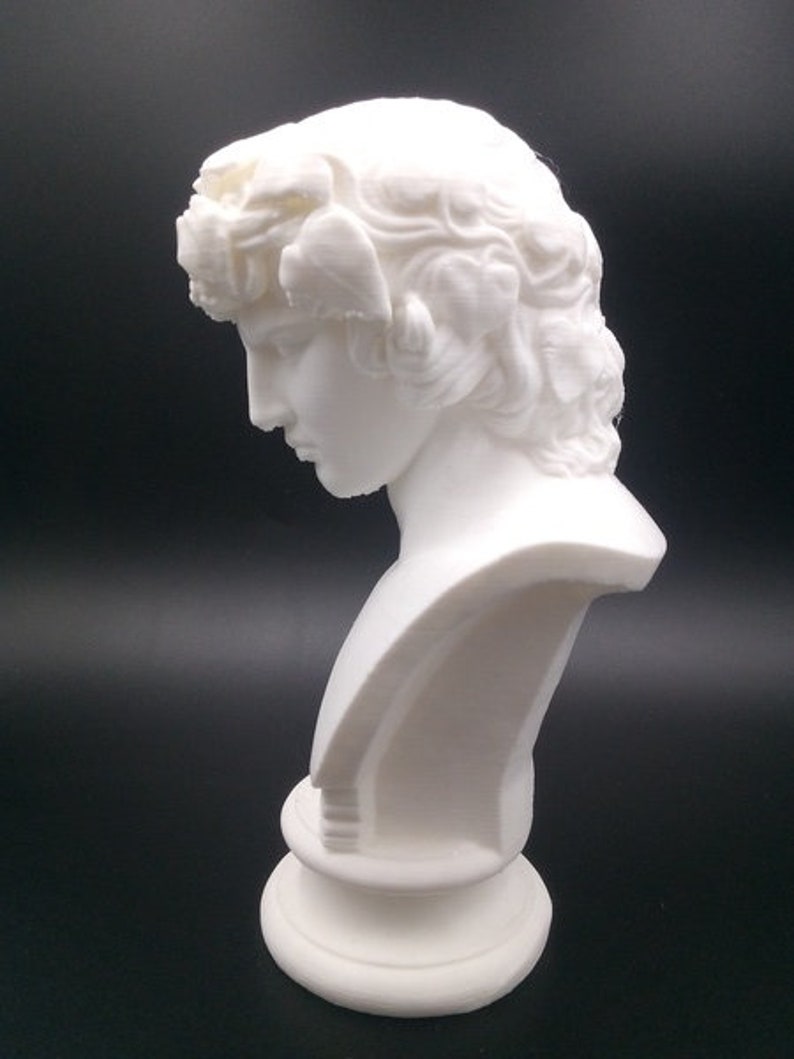 Antinous Depicted as Dionysus 3D Printed Statue Figure - Etsy