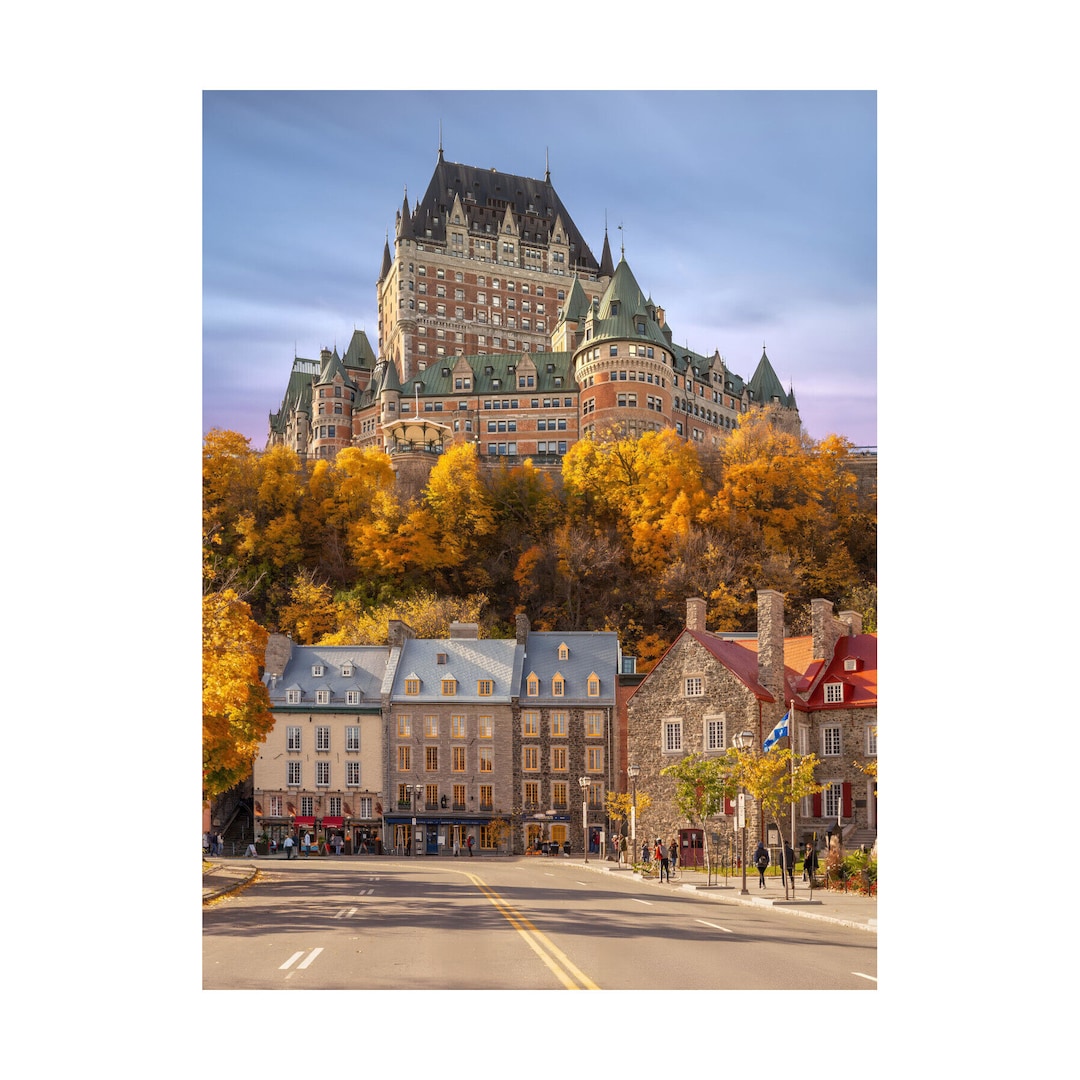 Château Frontenac Manor Castle Quebec City Canada Photo Poster Art ...