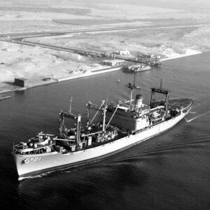USS Suribachi Transiting the Suez Canal Photo Photograph Poster Art ...