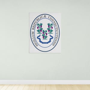 Seal of the State of Connecticut United States Seals Poster Art Print ...