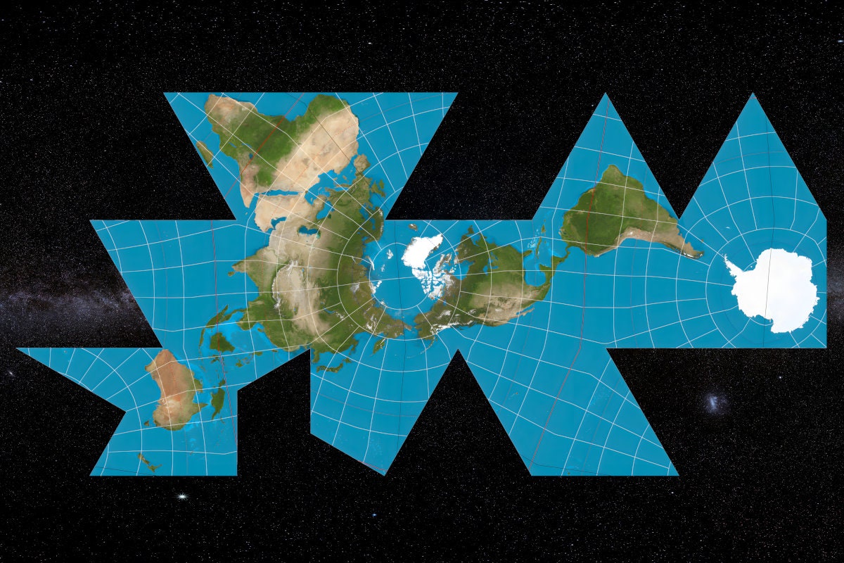 Dymaxion Map Tattoos