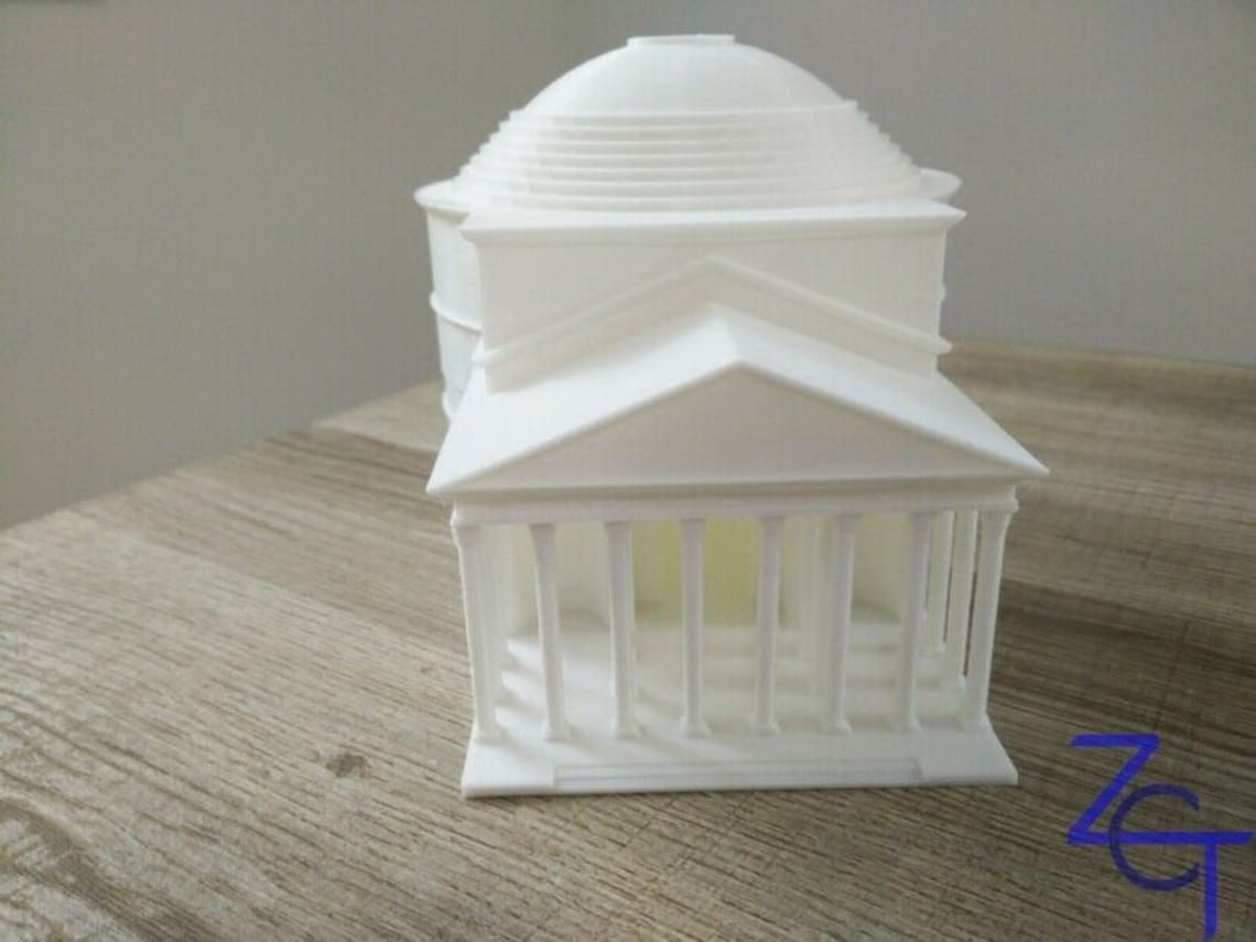 The Pantheon Roman Temple Ancient Rome Architectural Model | Etsy