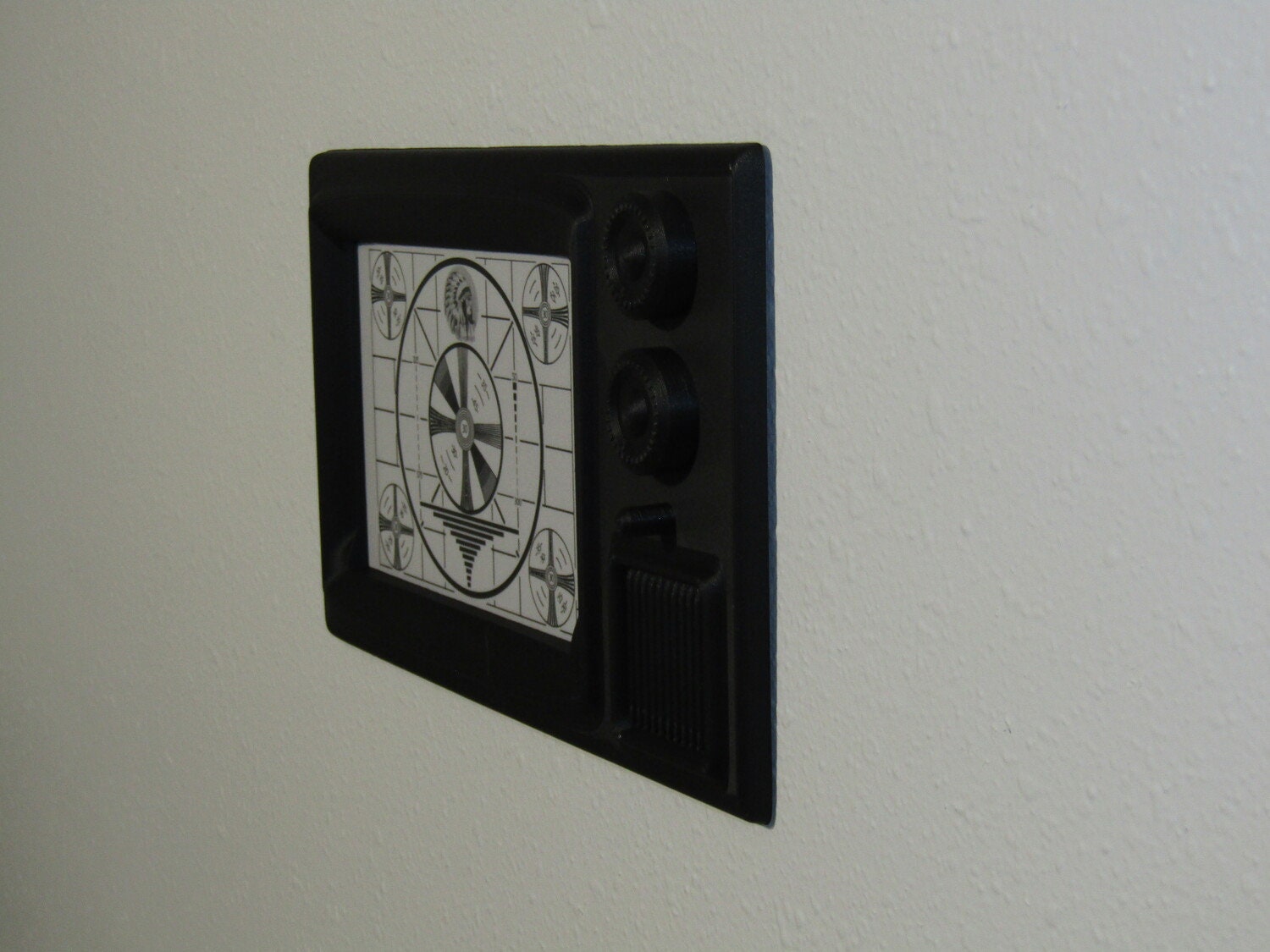 Vintage Retro Old Atompunk 1950s T.V. TV Television Set Screen Test ...