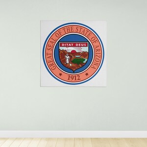Seal of the State of Arizona United States Seals Poster Art Print - Etsy