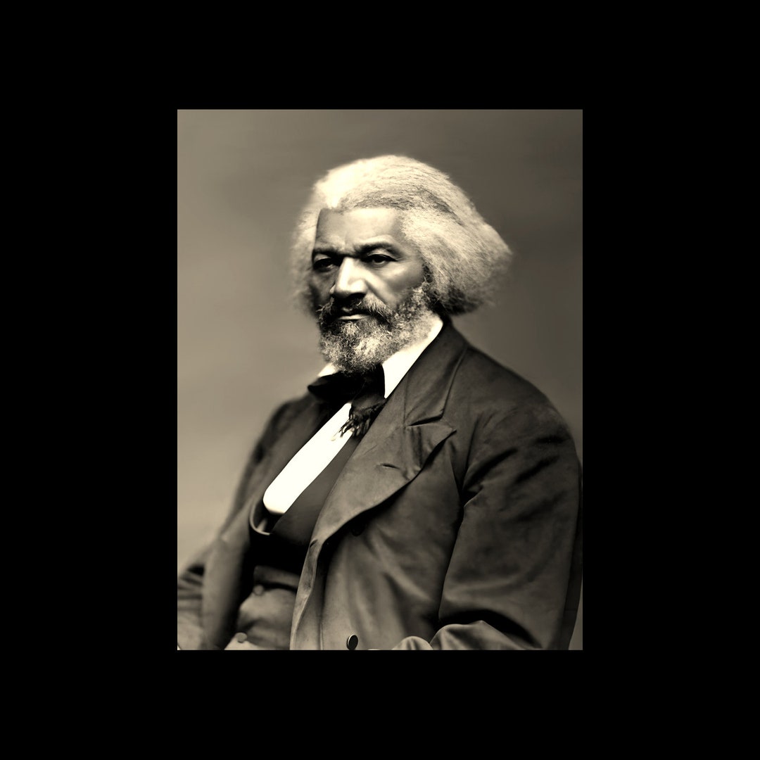 Frederick Douglass Portrait 1879 Photo Poster Portrait Art Print Sepia ...