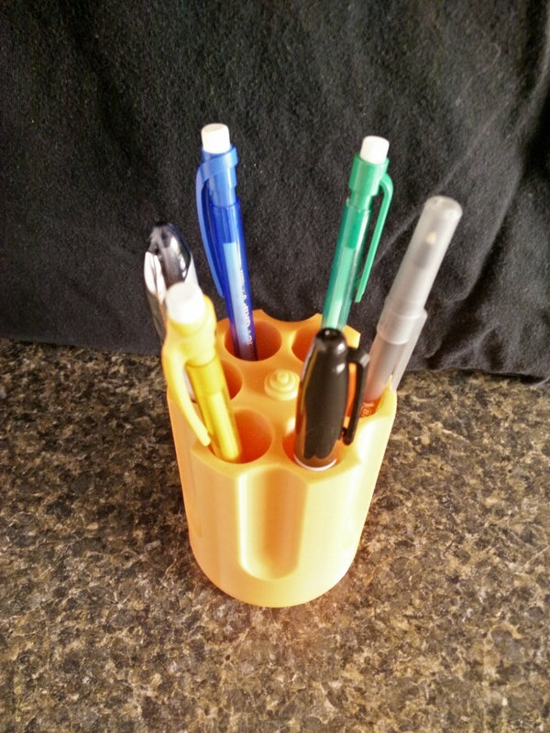 Wild Old West Revolver Cylinder Pen Pencil Holder, 6 Pens - Many Color ...