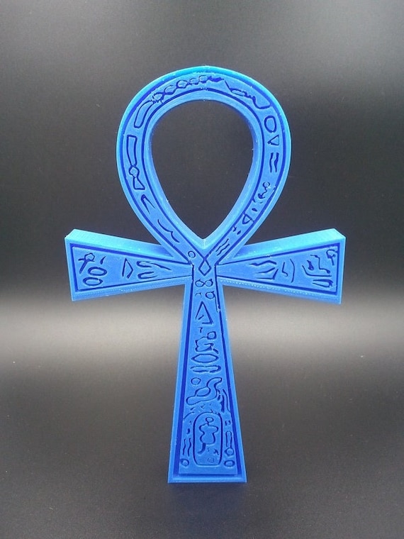 Ankh Key of Life Ancient Egypt W/ Hieroglyphs 3D Print - Etsy