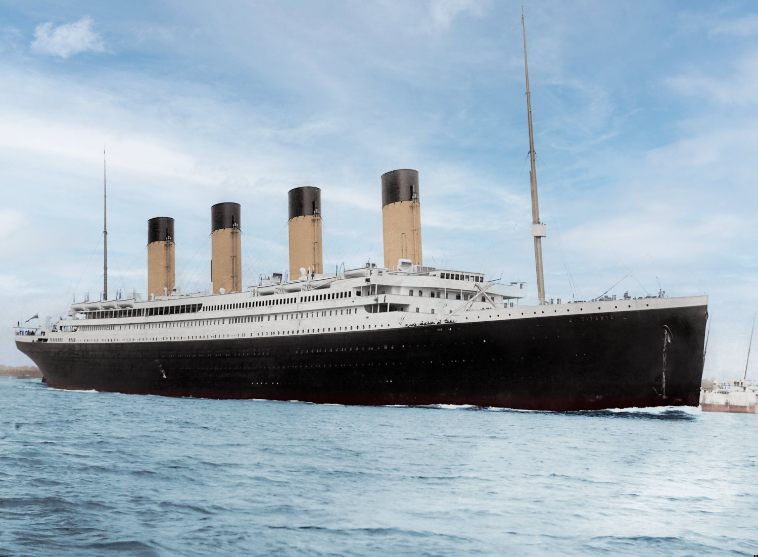 RMS Titanic Leaving Southampton Maiden Voyage Photo Poster Print ...