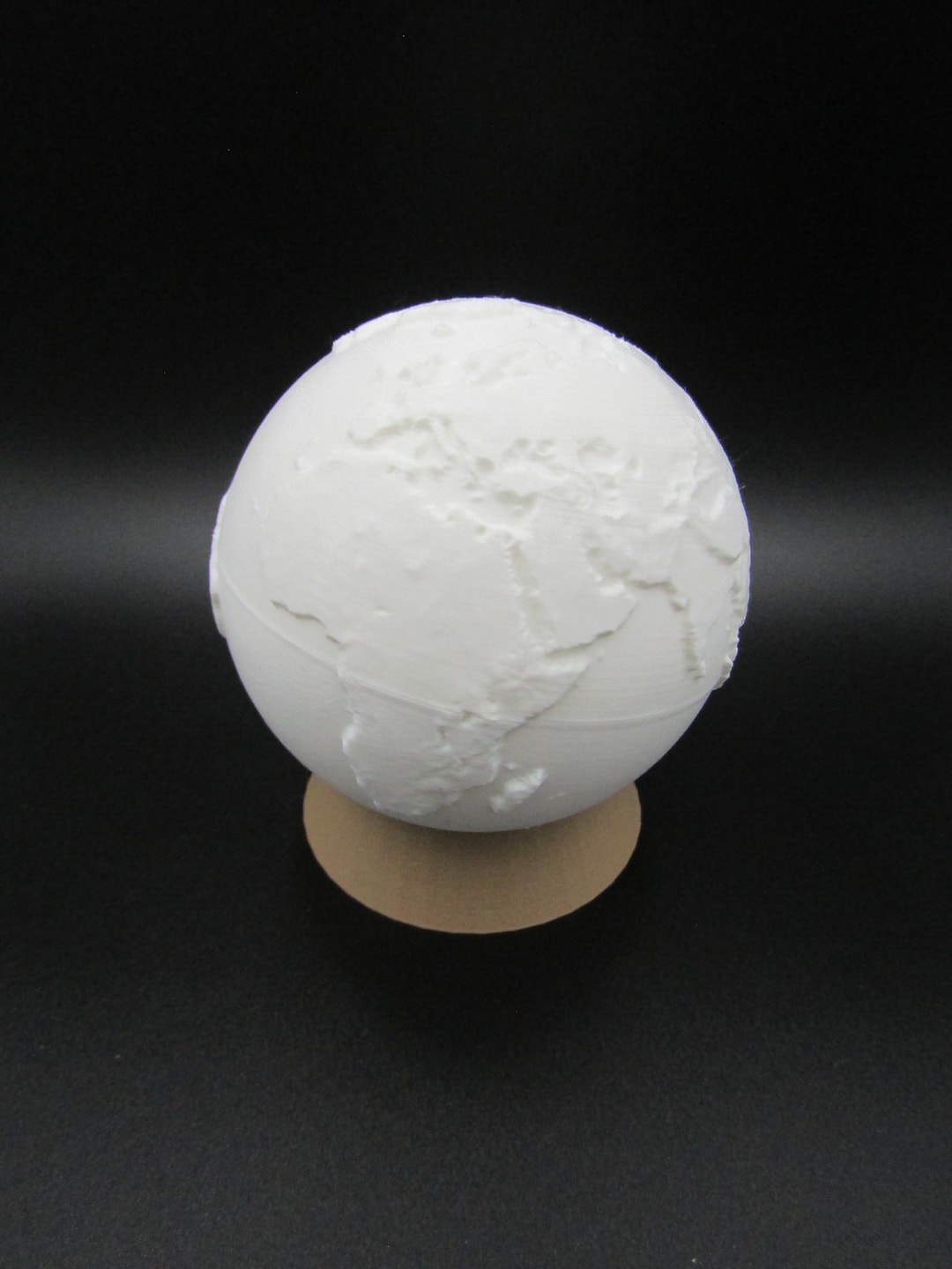 The World Earth Planet Globe 3D Printed Model Sculpture With Continents ...