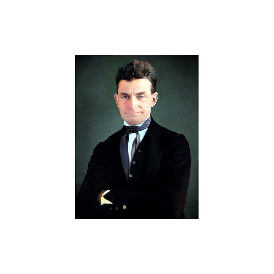 John Brown Portrait by Augustus Washington Abolitionist Photo Art Print ...