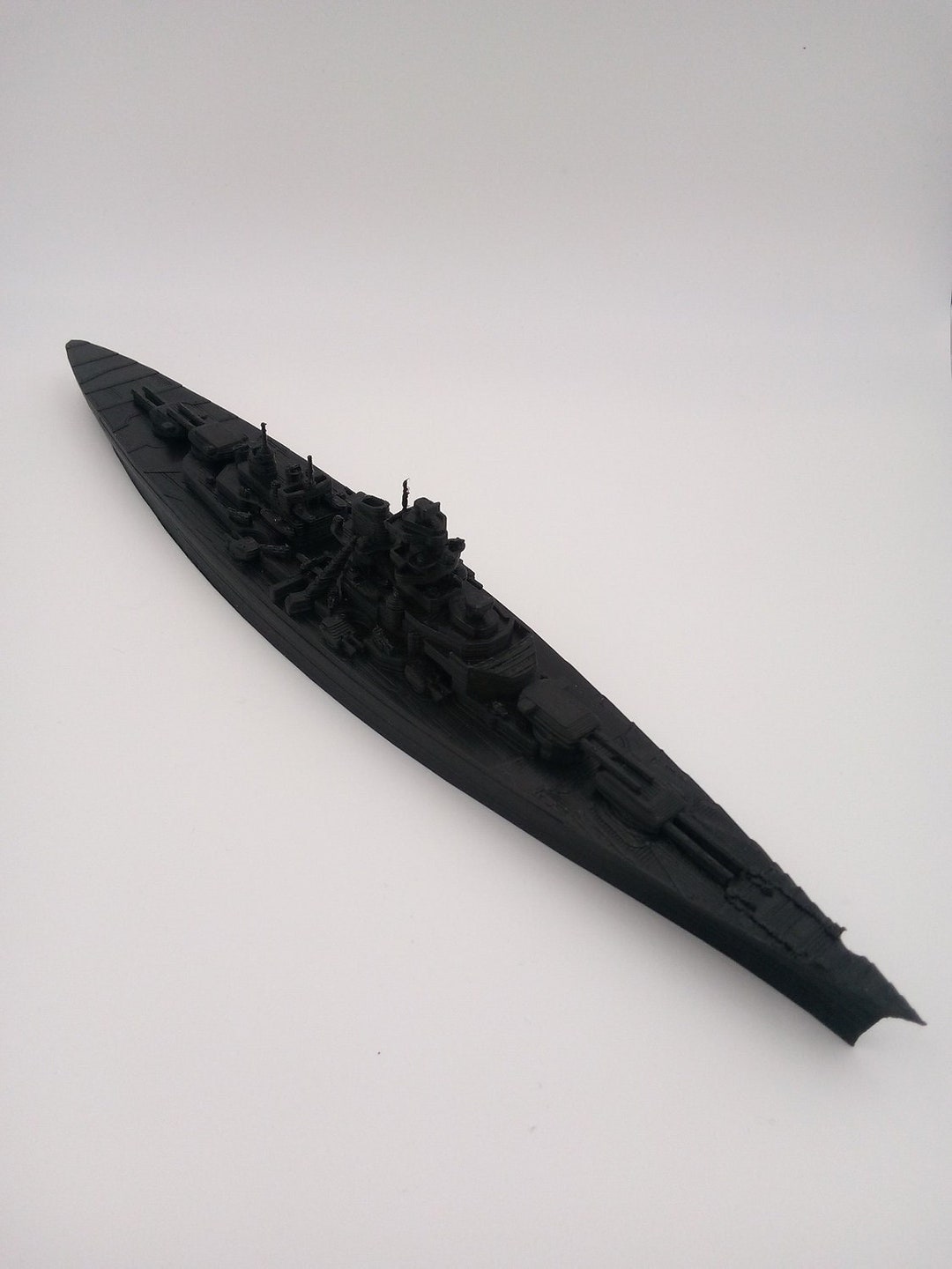 Bismarck German World War 2 Battleship Model Sculpture 3D Printed ...