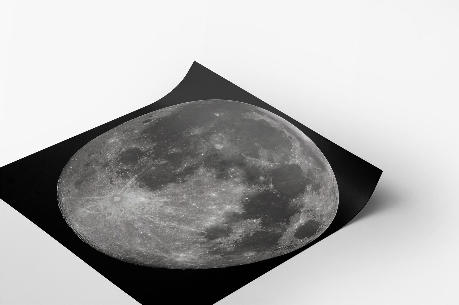 Full Moon Near Side Disk Close up Space Celestial Astronomy Photo ...