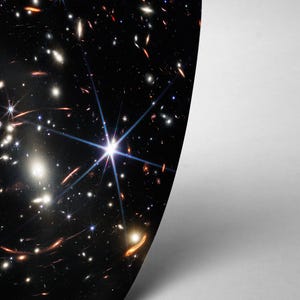 First Deep Field James Webb Space Telescope Stars Space Galaxies Art ...