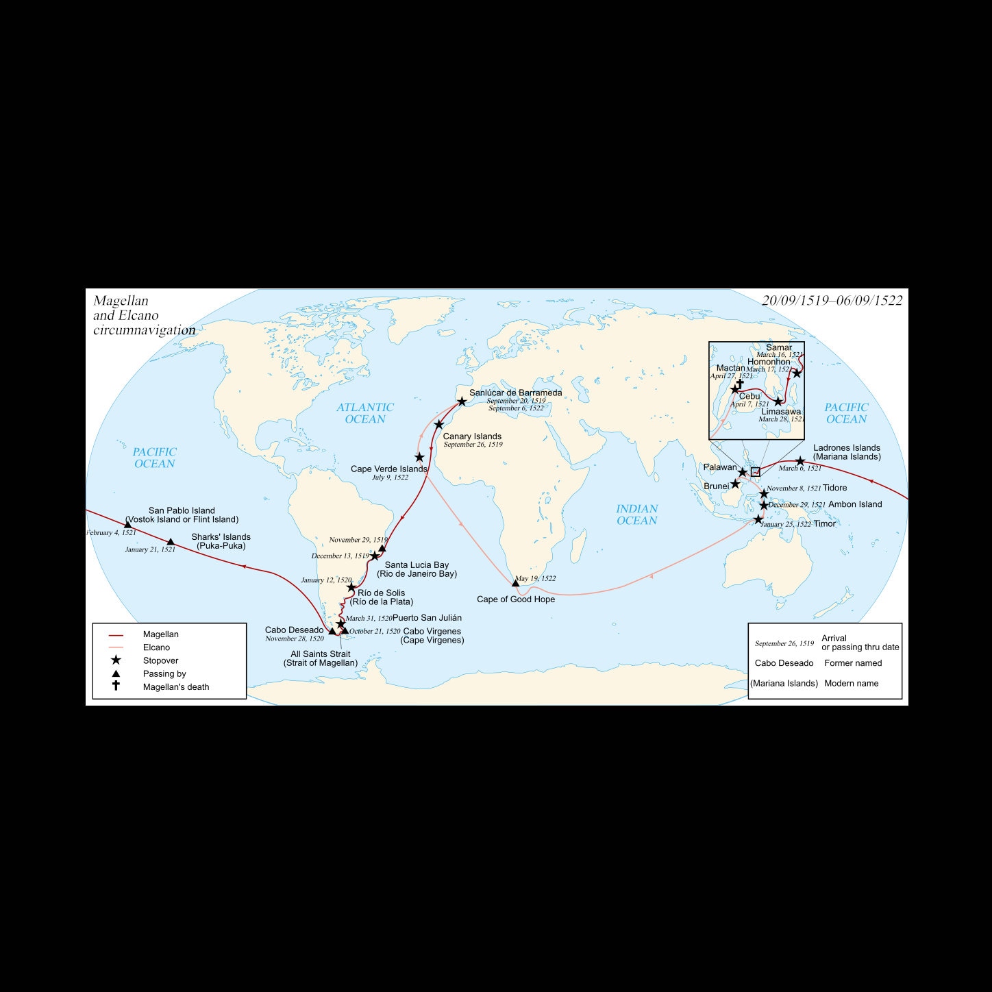 Strait Of Magellan On World Map