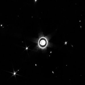 Uranus With Rings Stars Solar System James Webb Space Telescope Photo ...