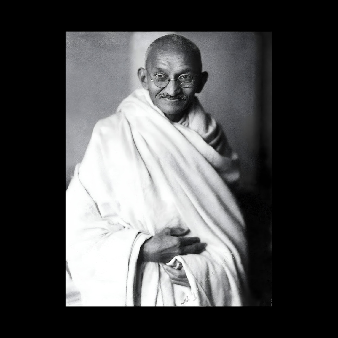 Mohandas Mahatma Gandhi 1931 Portrait Photo Poster Art Print - Etsy