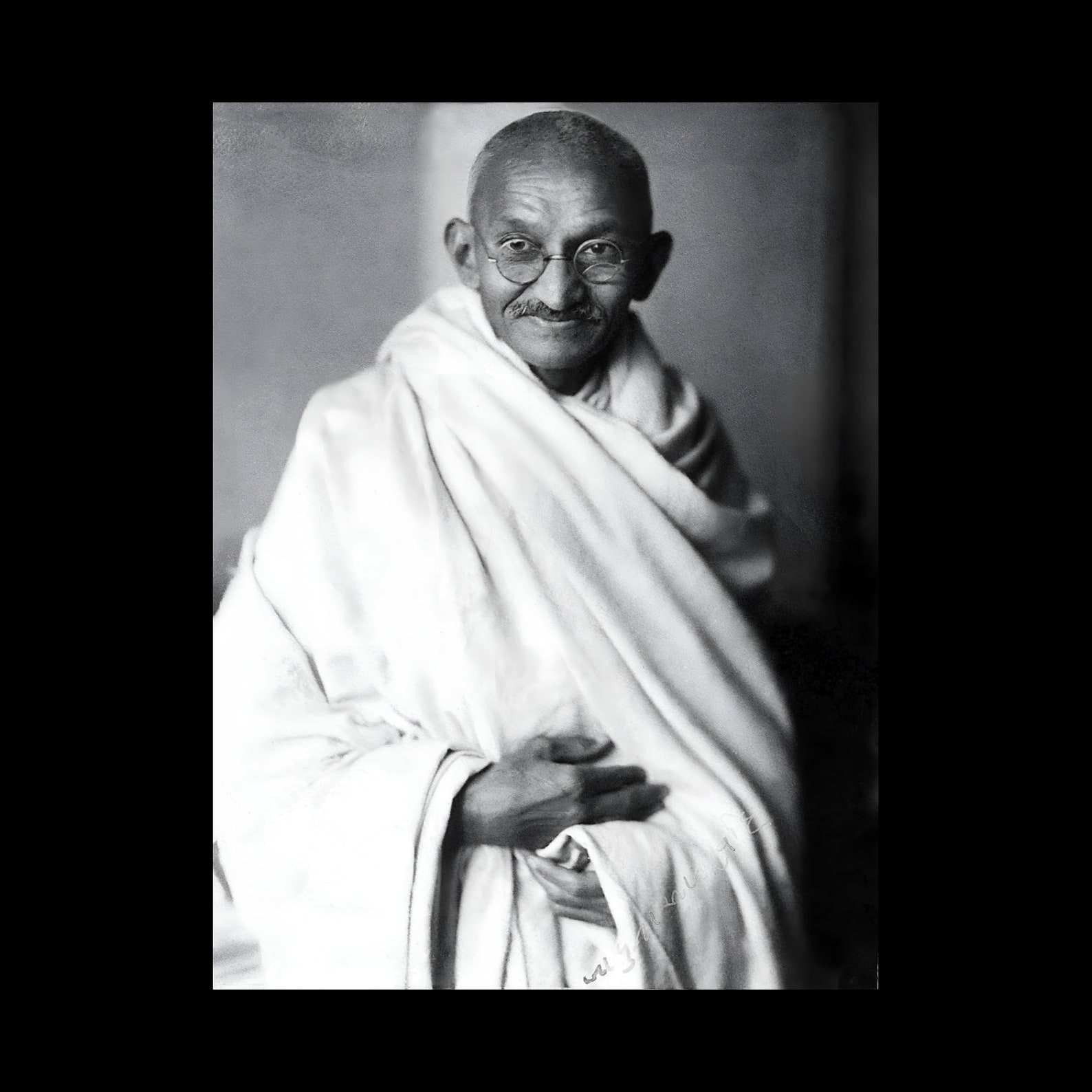 Mohandas Mahatma Gandhi 1931 Portrait Photo Poster Art Print - Etsy