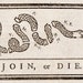 Join or Die Benjamin Franklin Political Cartoon Snake Revolution Poster ...